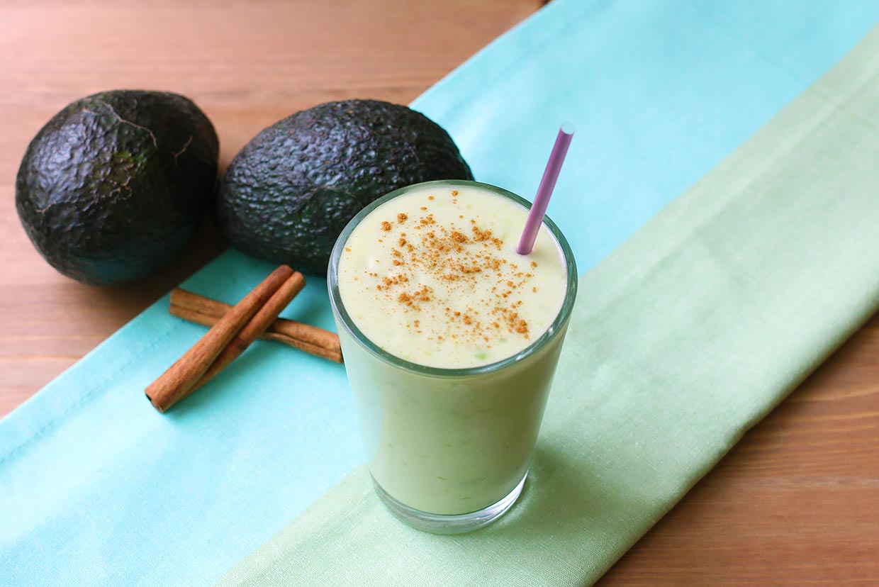 Apple Cinnamon Avocado Smoothie Recipe | MyFoodDiary