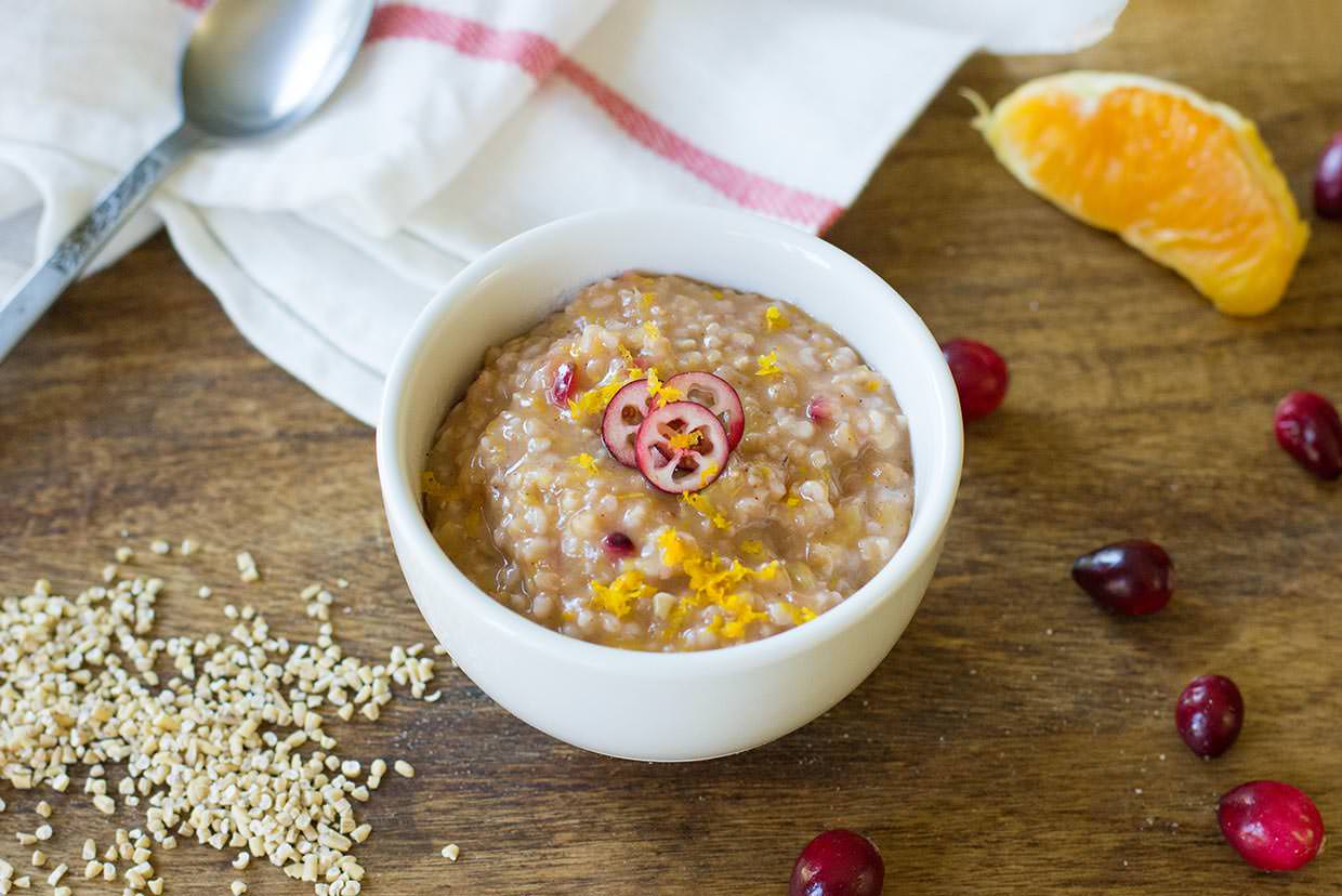 Cranberry Orange Oatmeal Recipe | MyFoodDiary